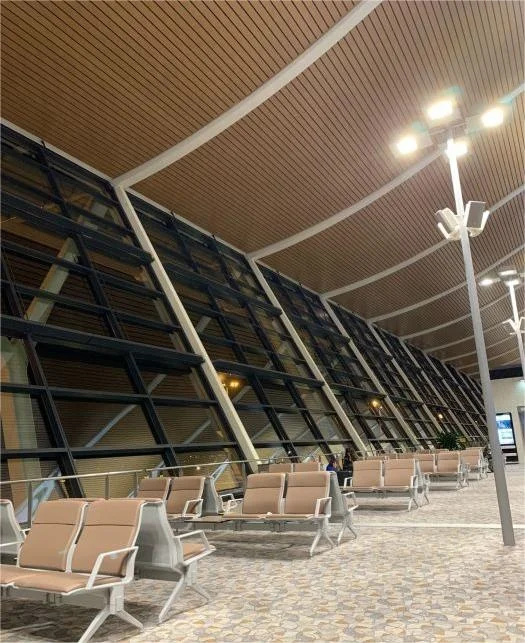 Yunjoin Steel Truss Space Frame - Curved Airport Terminal Roof