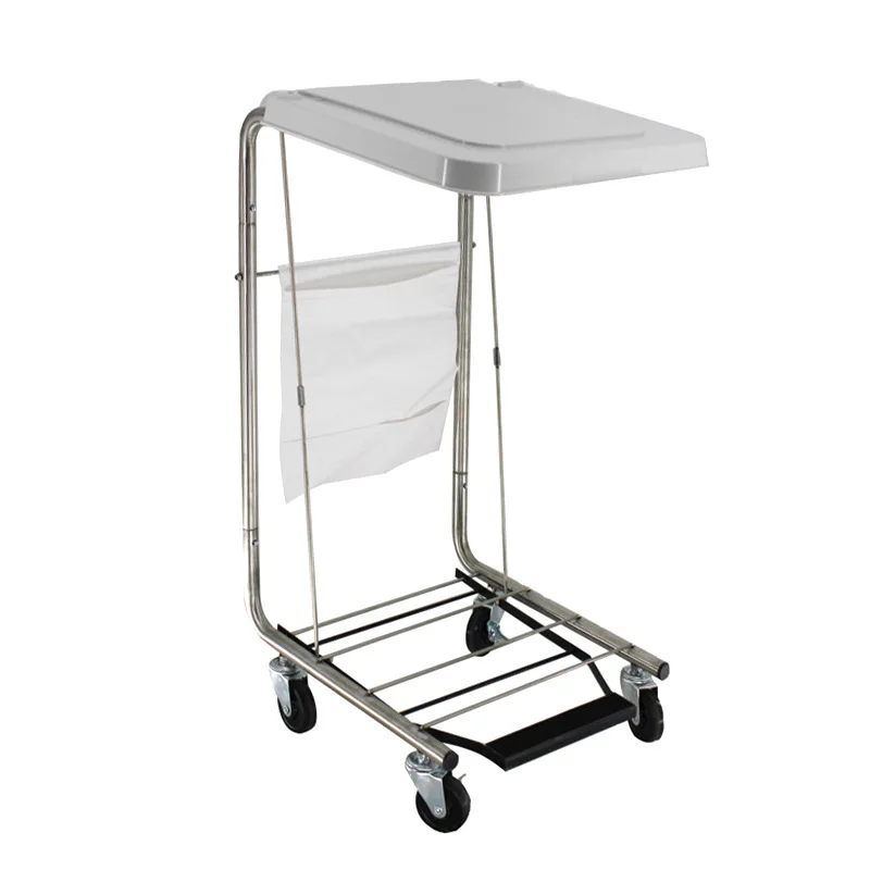 Hospital Hamper Trolley Stainless Steel #201 Medical Hamper