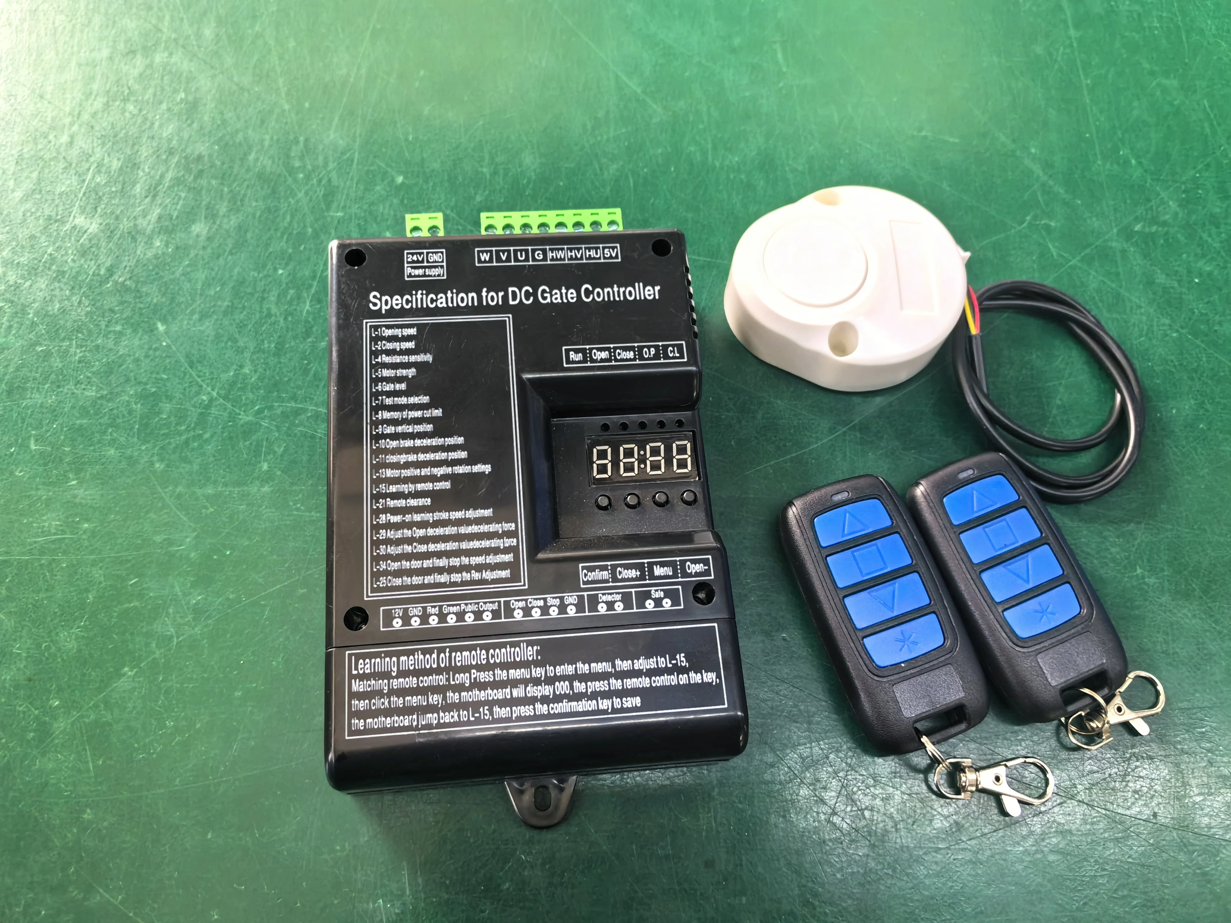 24V DC Motor PCB with RFID Remote Control for Boom Gates