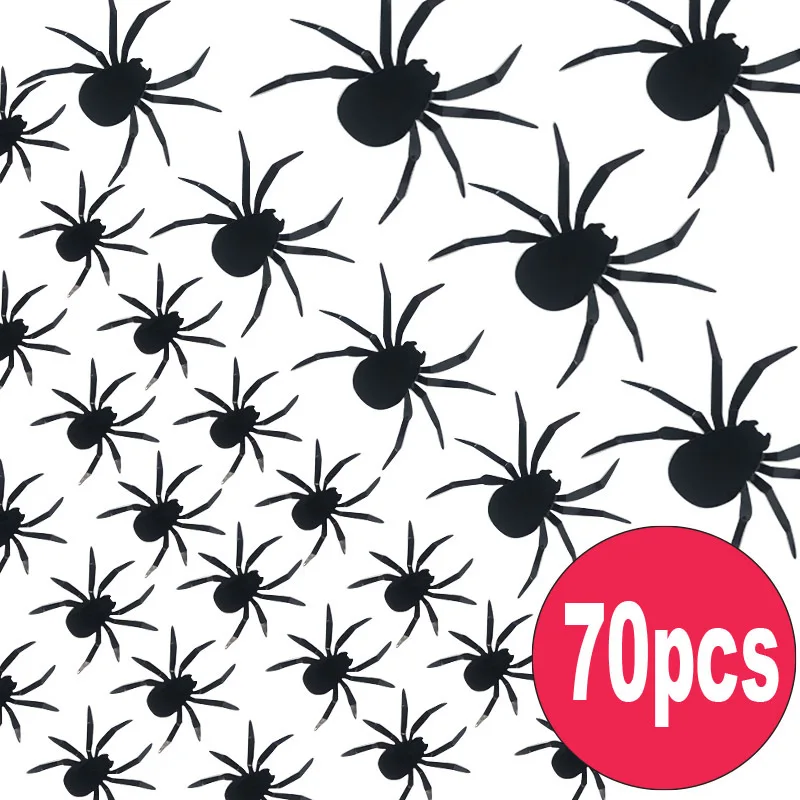3d Spiders Window Wall Sticker Realistic Pvc Scary Decal Wall Stickers ...