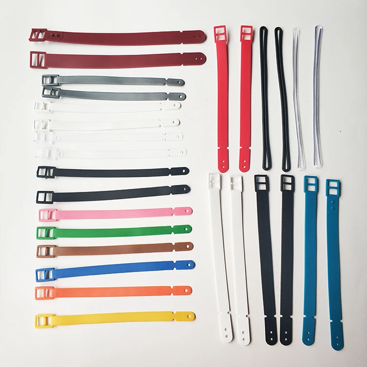 Customized logo Plastic Luggage Tag Strap, Label Tag Loop Straps ...