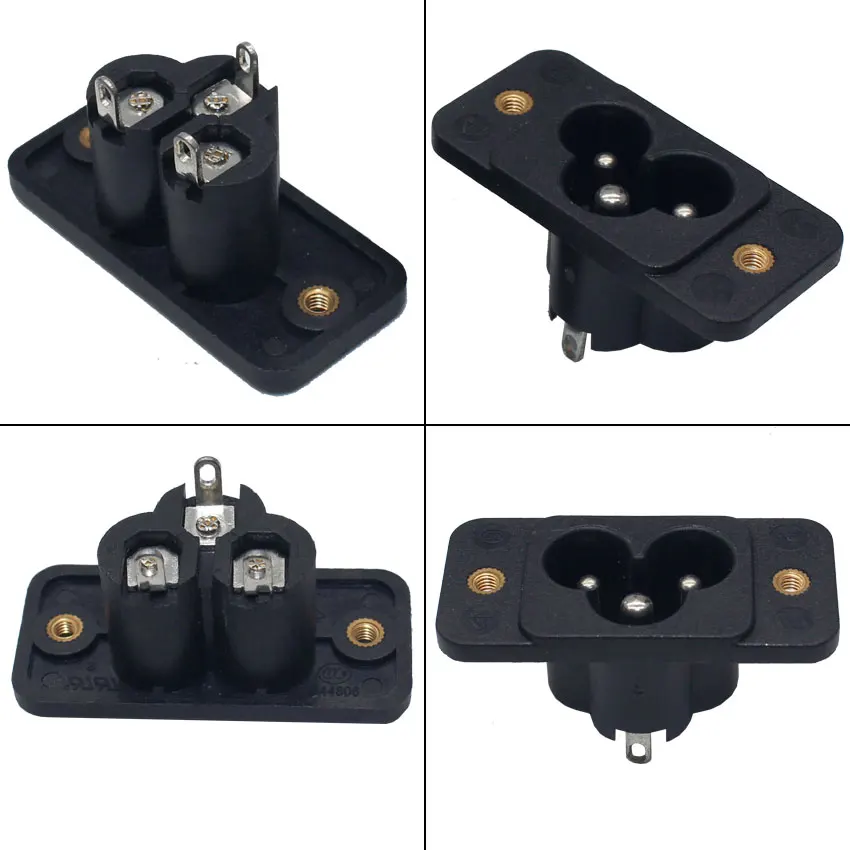 Leci 250v 6a 3 Pin C6 Ac Inlet - Reliable Electrical Socket