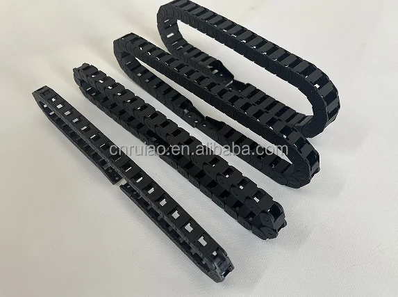CNC Plastic Cable Track Wire Protection Chain Carrier Chains Cable Drag ...