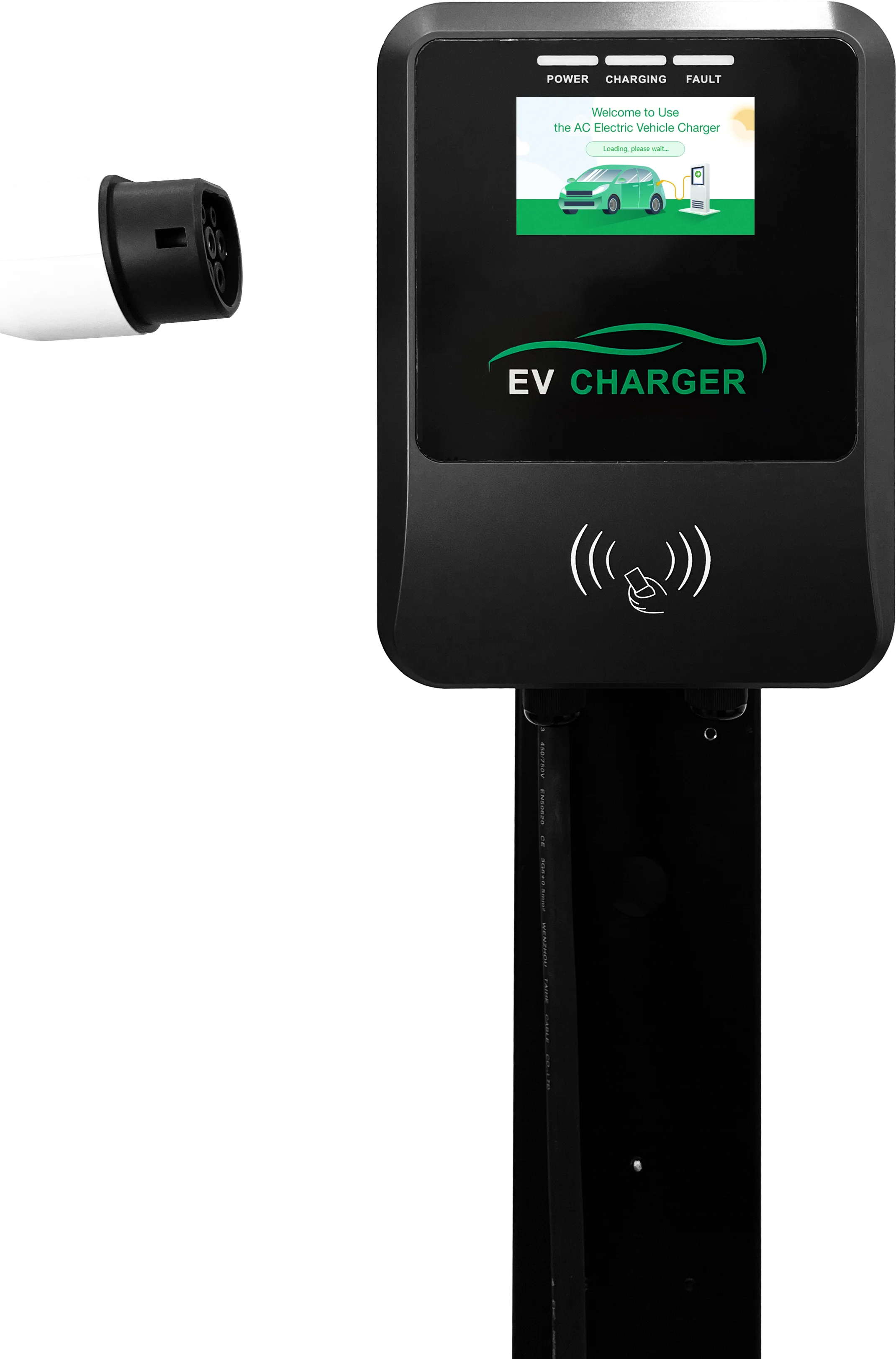 Fast Ev Charging Station Ac 11kw Charger With Wall-mounted For Home ...