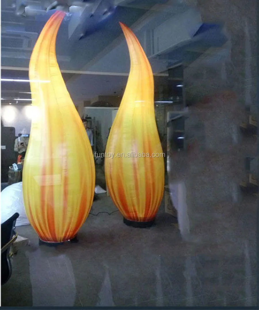 Giant Inflatable Led Light Fire Flame /inflatable Blaze For Outdoor ...