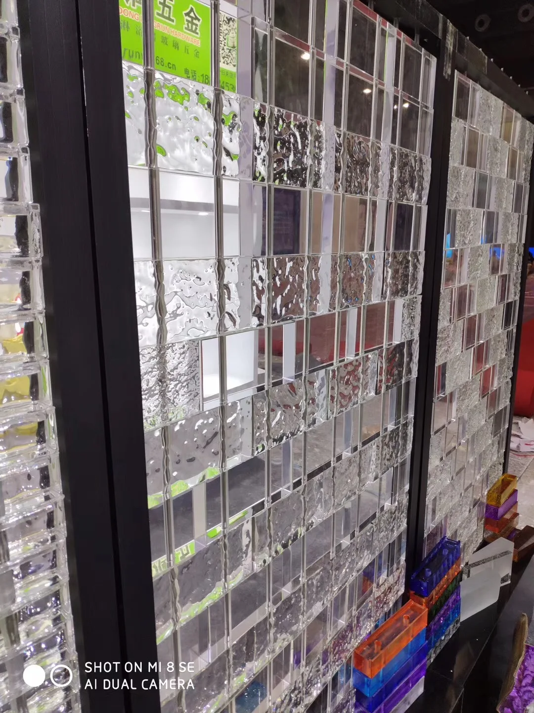 Jingyage Crystal Glass Blocks - Mirror Effect Bricks