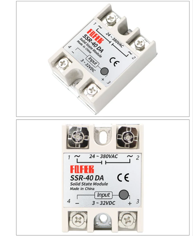SSR-40DA Solid State Relay - 40A, Low Power, High Efficiency