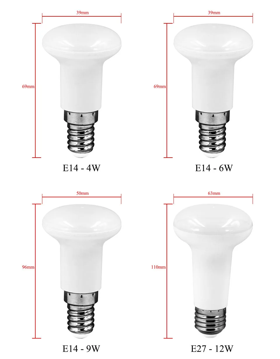 100lm/w R39 Dimmable Led Lamp R80 R63 R50 7w E17 Led Bulb Light - Buy ...