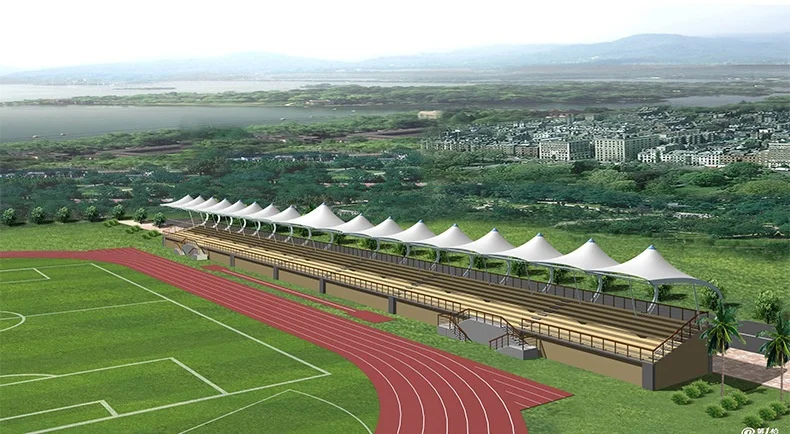 Modern Membrane Structure Sports Canopy for Basketball Court Gym Tennis ...