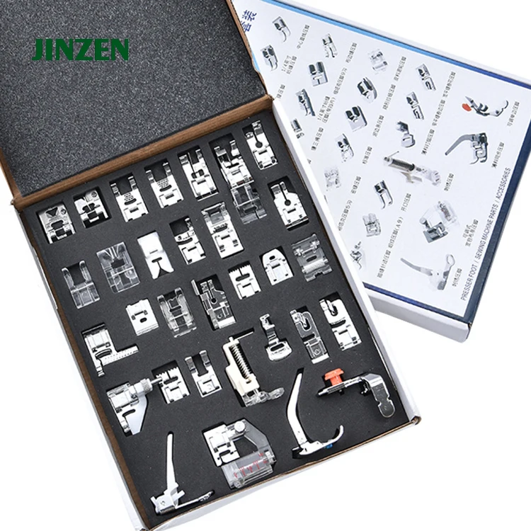 Home Sewing Parts Multifunctional Kit 32 Pcs Presser Foot Sewing ...