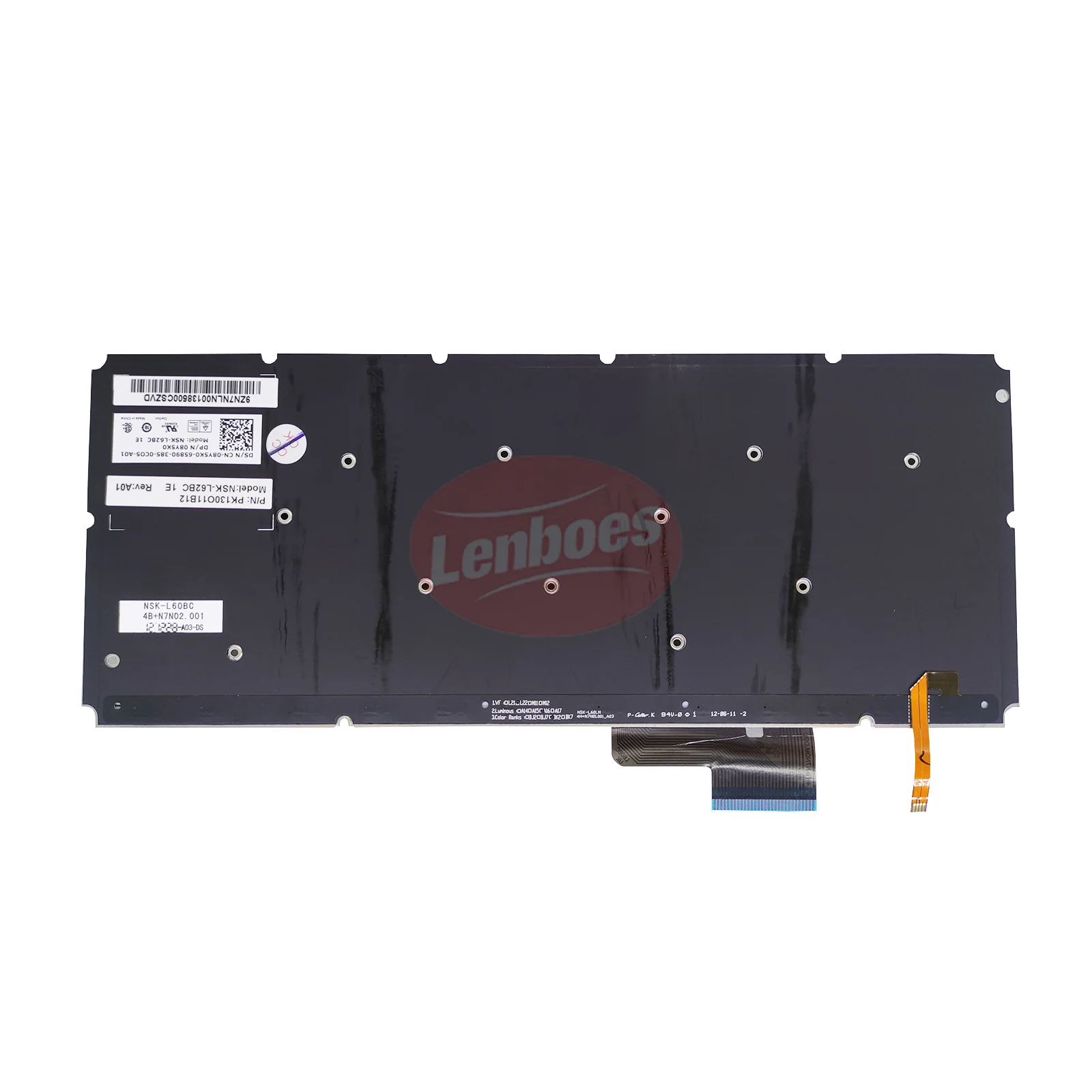 Laptop Internal Keyboard Latin Layout Backlight Replacement For Dell ...