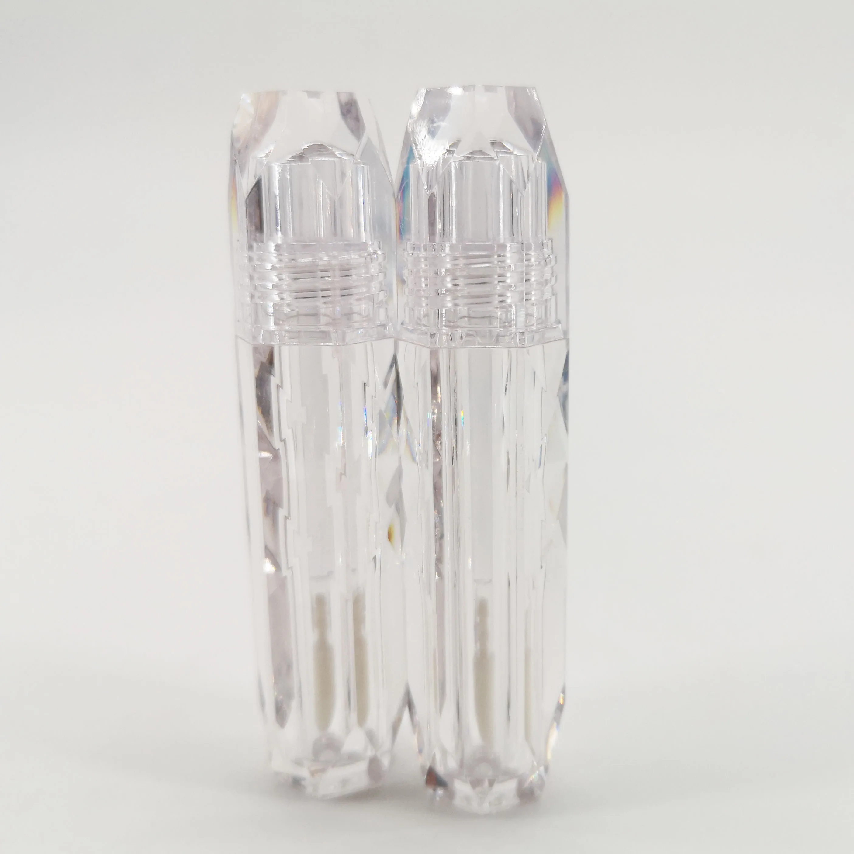 Wholesale Slim Cylinder Lipgloss Wand Tube Private Label 4ml Crystal ...