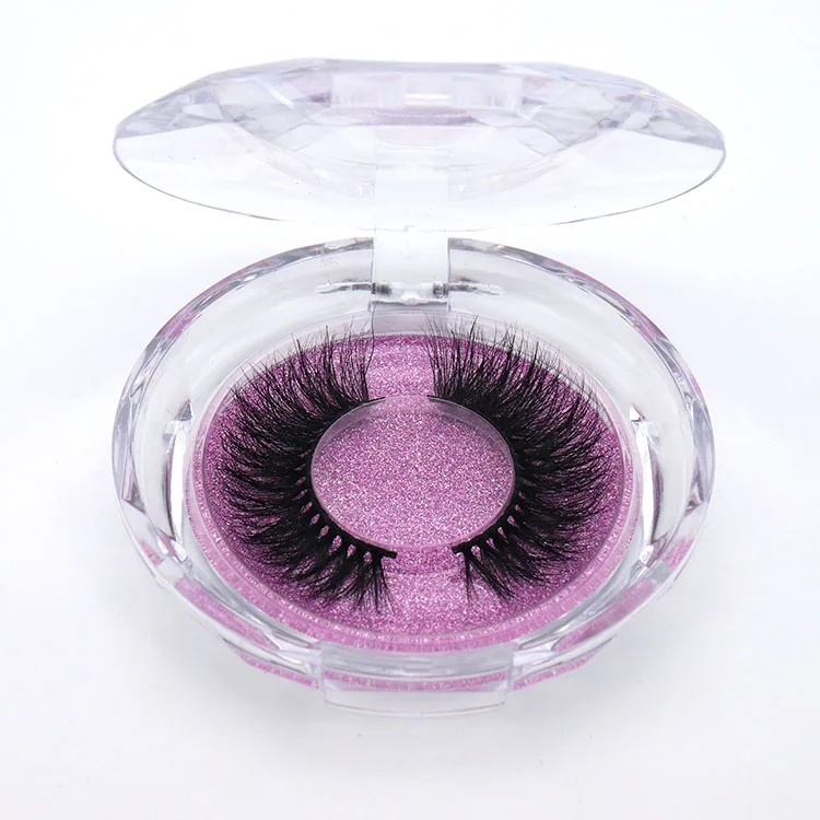Custom Private Label Round Lashes Cases False Eyelash Box Packaging ...
