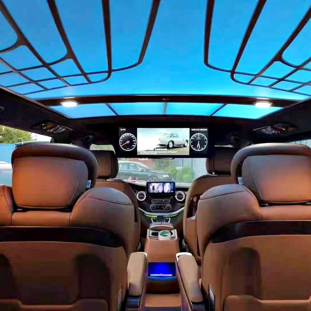 Vip Mercedes Sprinter Van Full Interior Walls Upgrade Gasoline Mercedess Vito V Class V 260l 250 ...