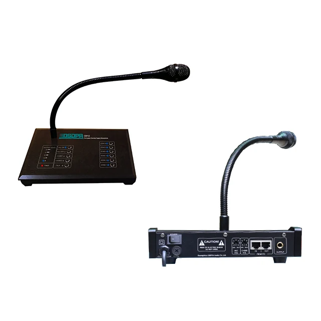 DSPPA Remote Paging Microphone - 6 Zones Public Address