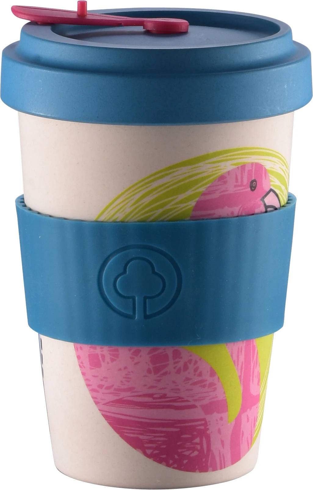Rayko Reusable Plastic Biodegradable 12 Oz Coffee Mug Bpa Free ...