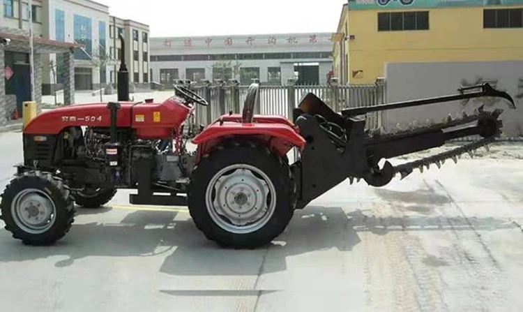 Tractor Attachment Ditcher Trencher Drainage Ditch Machine