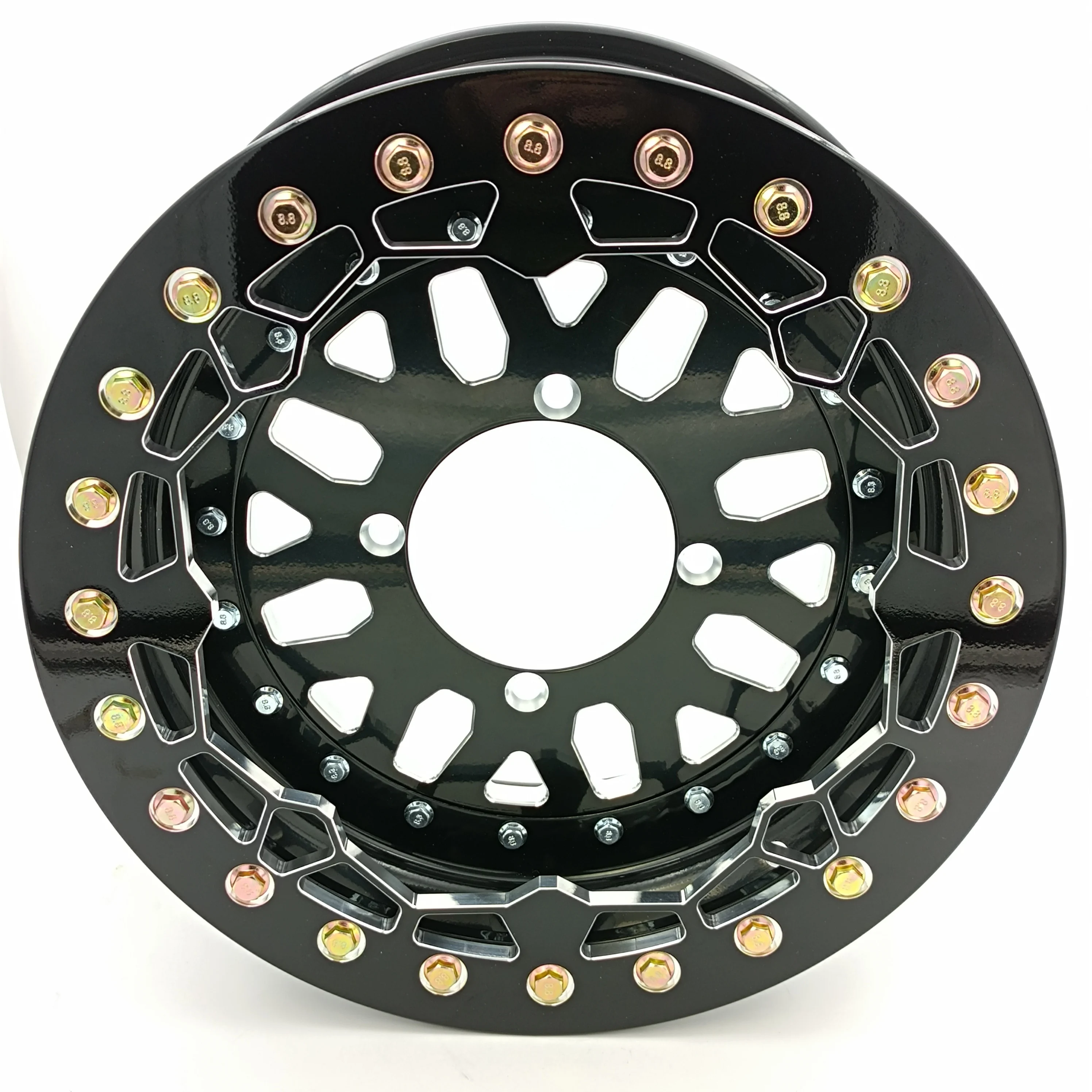 15 Inch UTV WHEELS, 15x7 Offset 5+2 Bolt Pattern 4/137 Aluminum Wheel ...