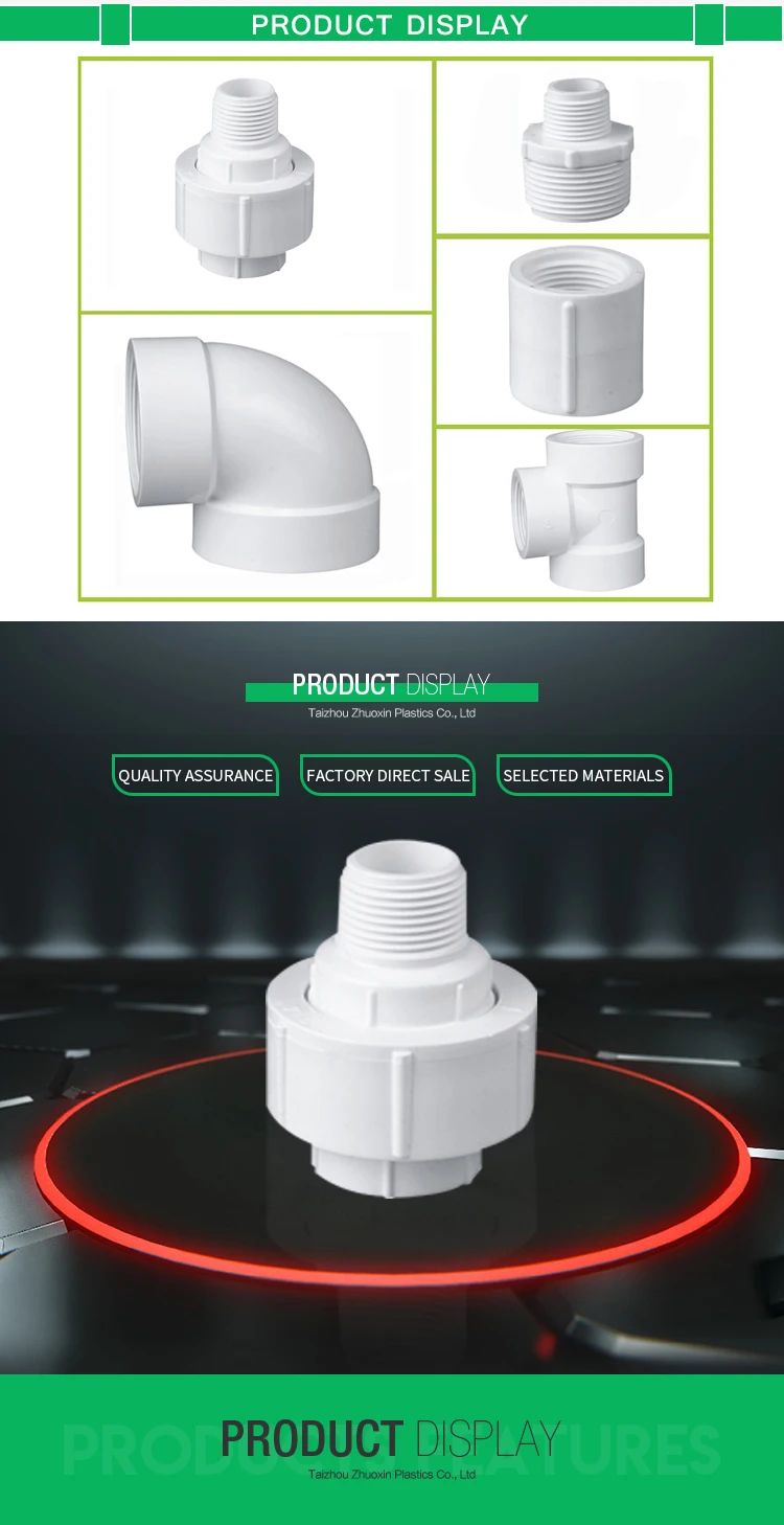 Pipe Couplers Male NPT - Reliable PVC Union Connectors