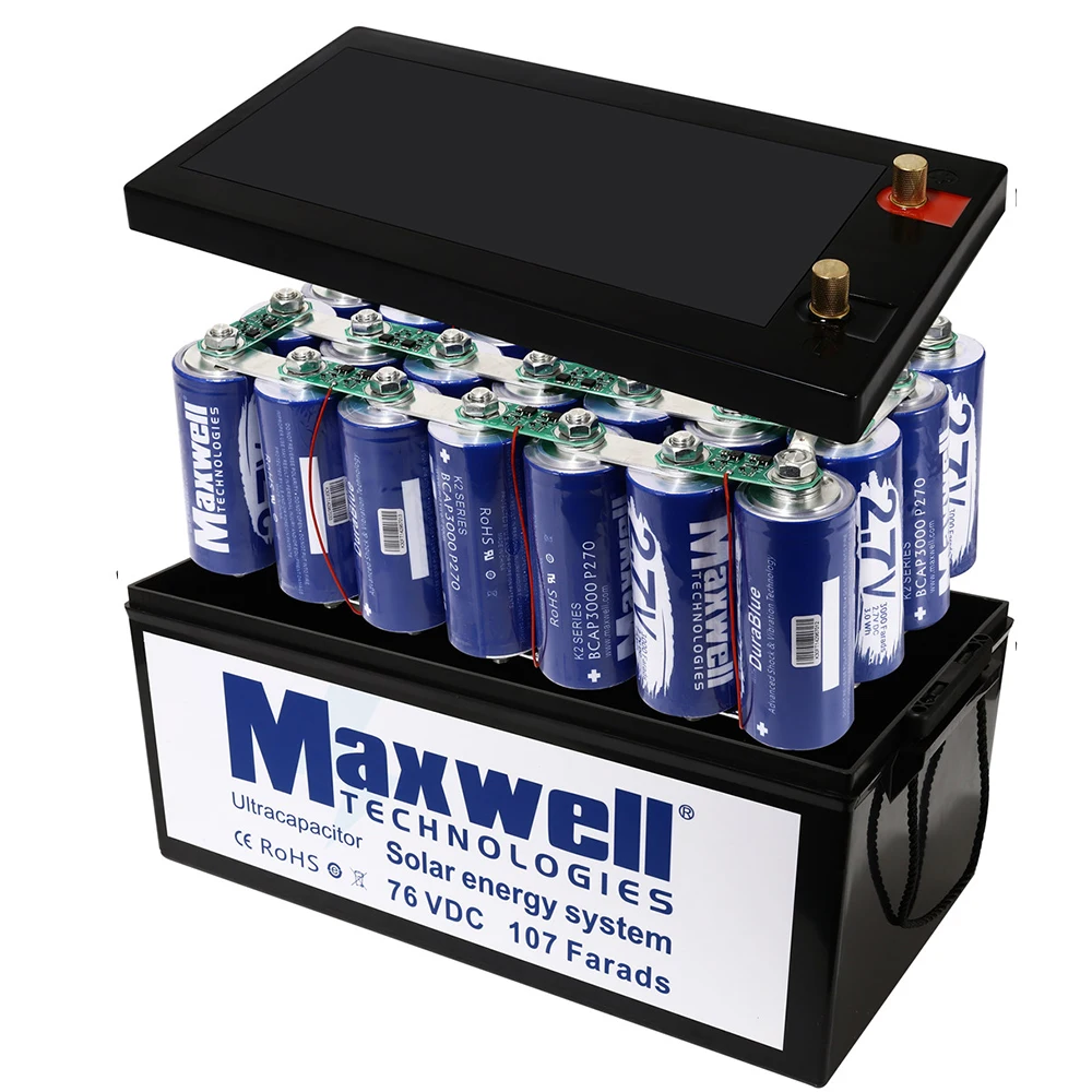 Maxwell Graphene Super Capacitor Battery Module 76v 107f Solar Power ...