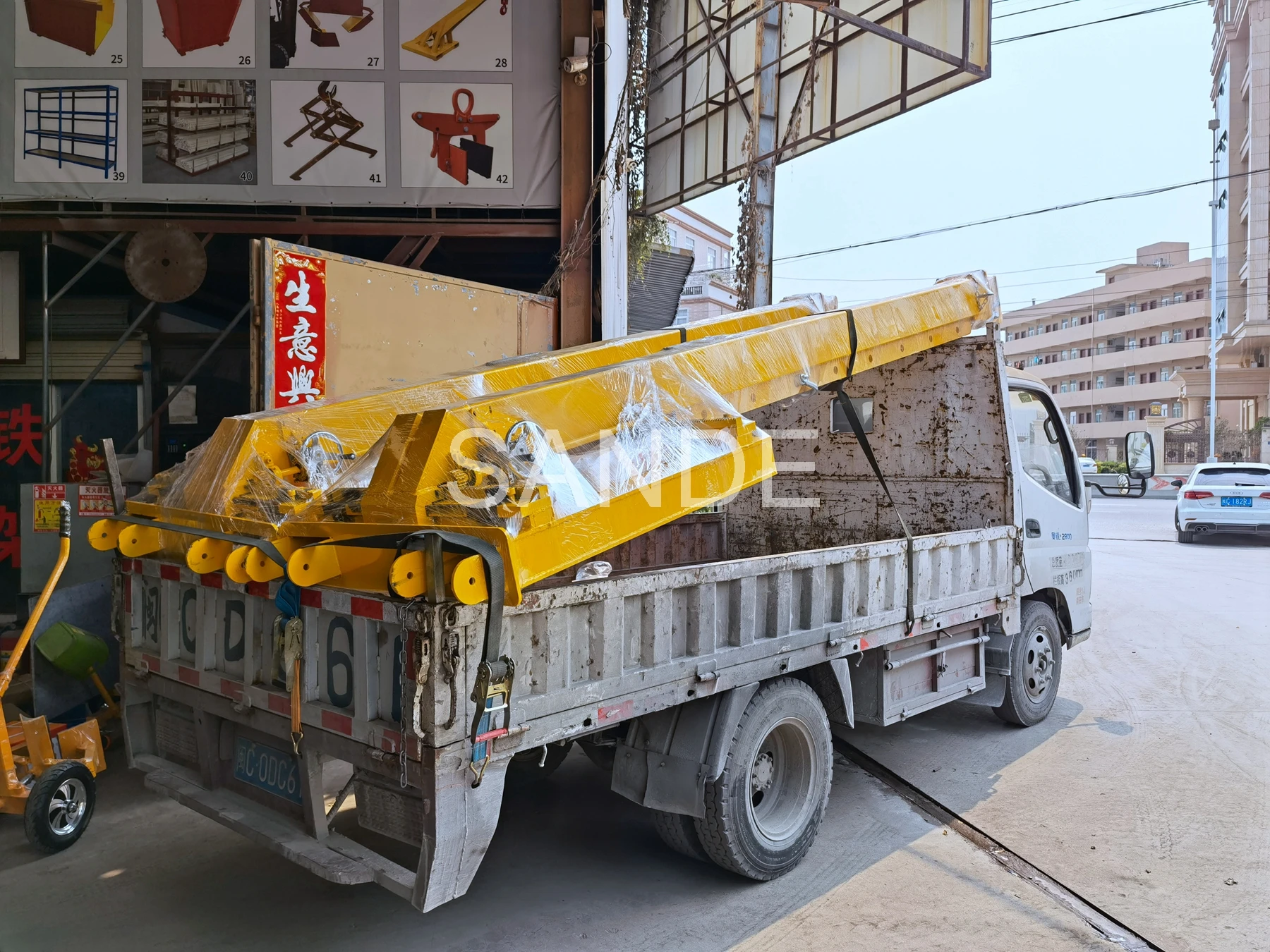 Double Forklift Boom - Efficient and Safe Slab Handling