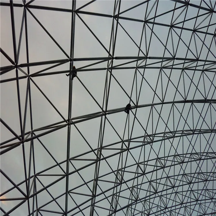 Custom Steel Space Frame Roof Structure System Steel Space Frame Roof ...