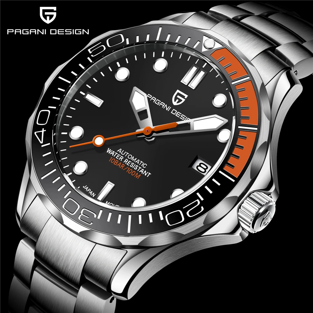 Pagani 1667 New Men Automatic Watches Top Luxury 316l Stainless Steel ...