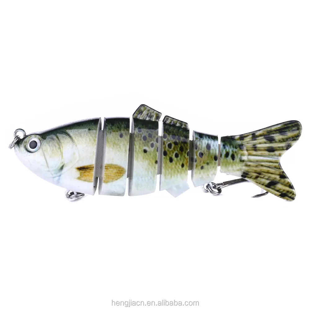 Hengjia 4" 6 Segment Lure - 18g Hard Bait for Pike Fishing