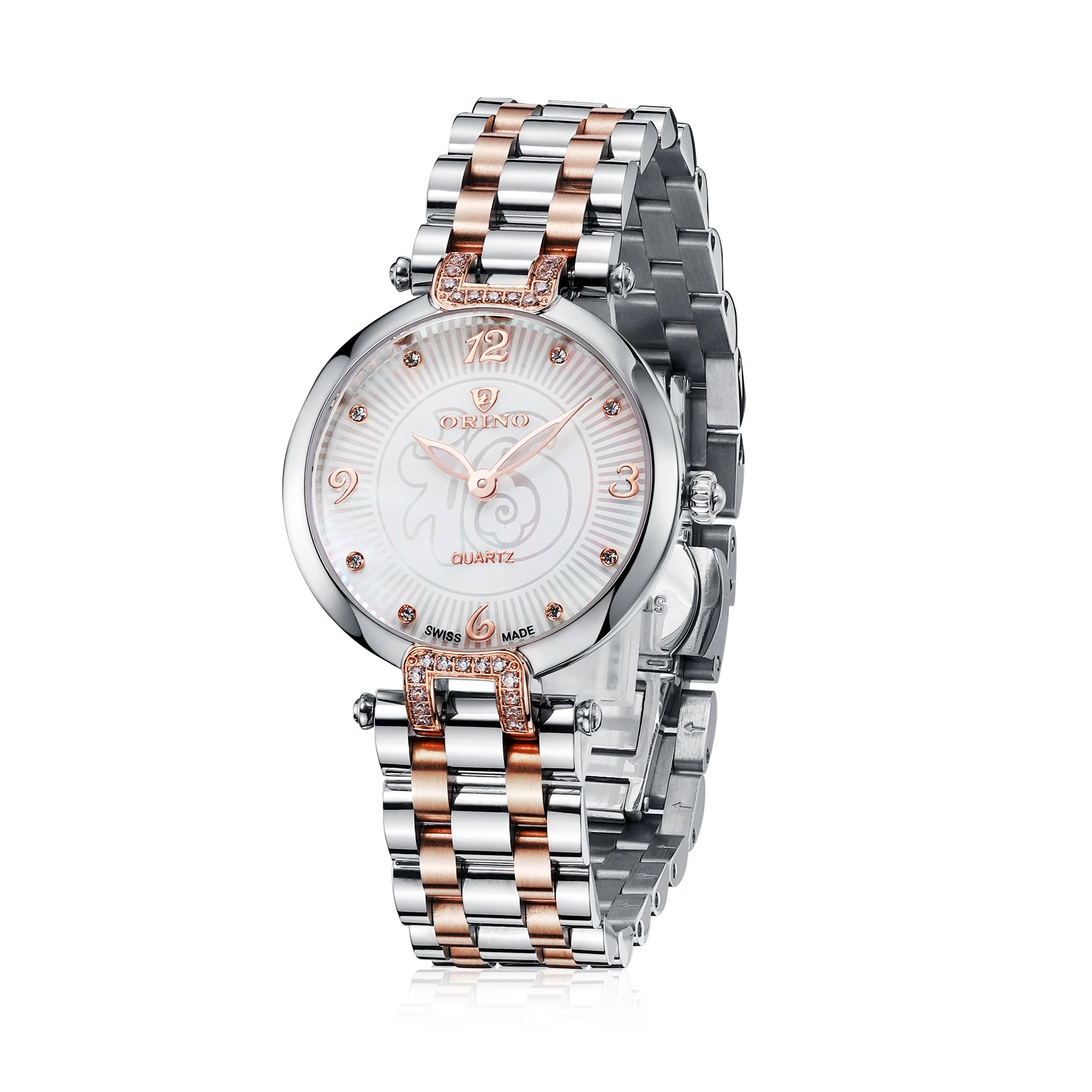 Chinese Manufacturer High Grade Design Lady Mop Dial Quartz Watch - Buy ...