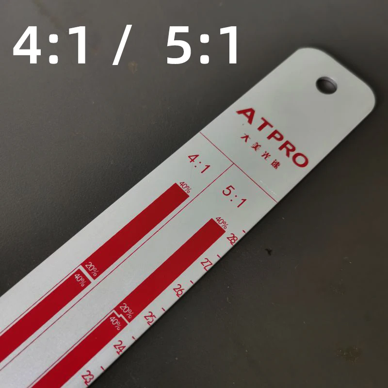 Atpro Aluminum Paint Stick Car Paint Proportional Measuring Scale ...