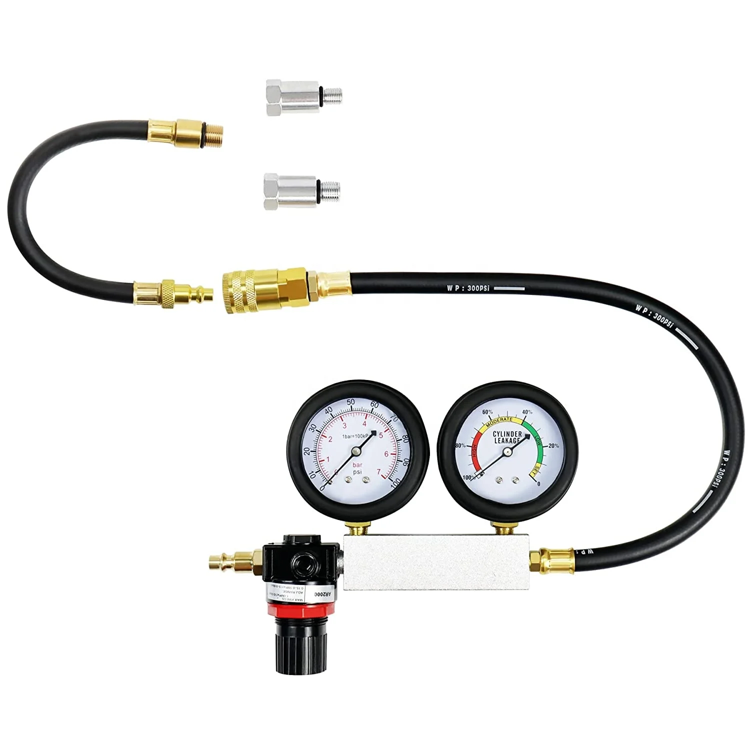 VIKTEC Dual Pressure Gauges - Engine Compression Tester