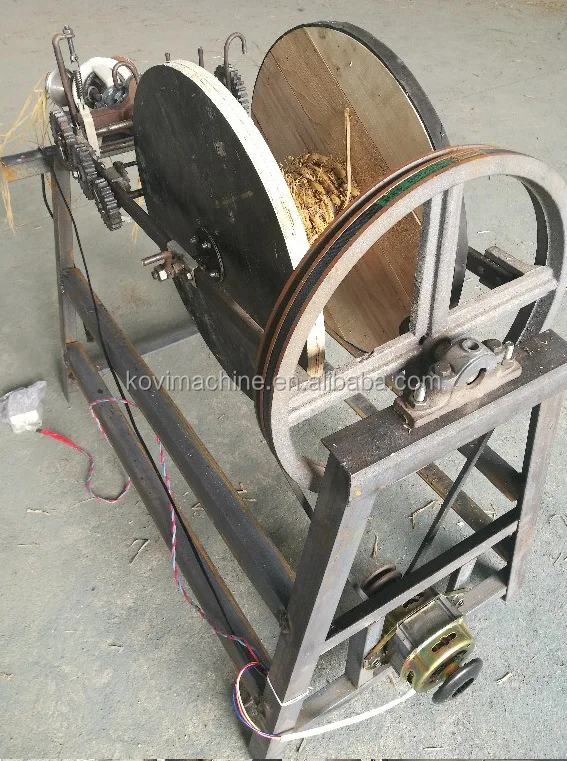 Automatic Rice Straw Rope Mat Braiding Weaving Straw Rope Machine For ...