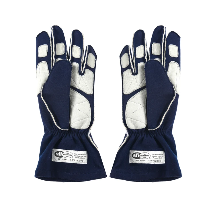 Custom Logo Fire Resistant Genuine Leather SFI Racing Auto Driving ...