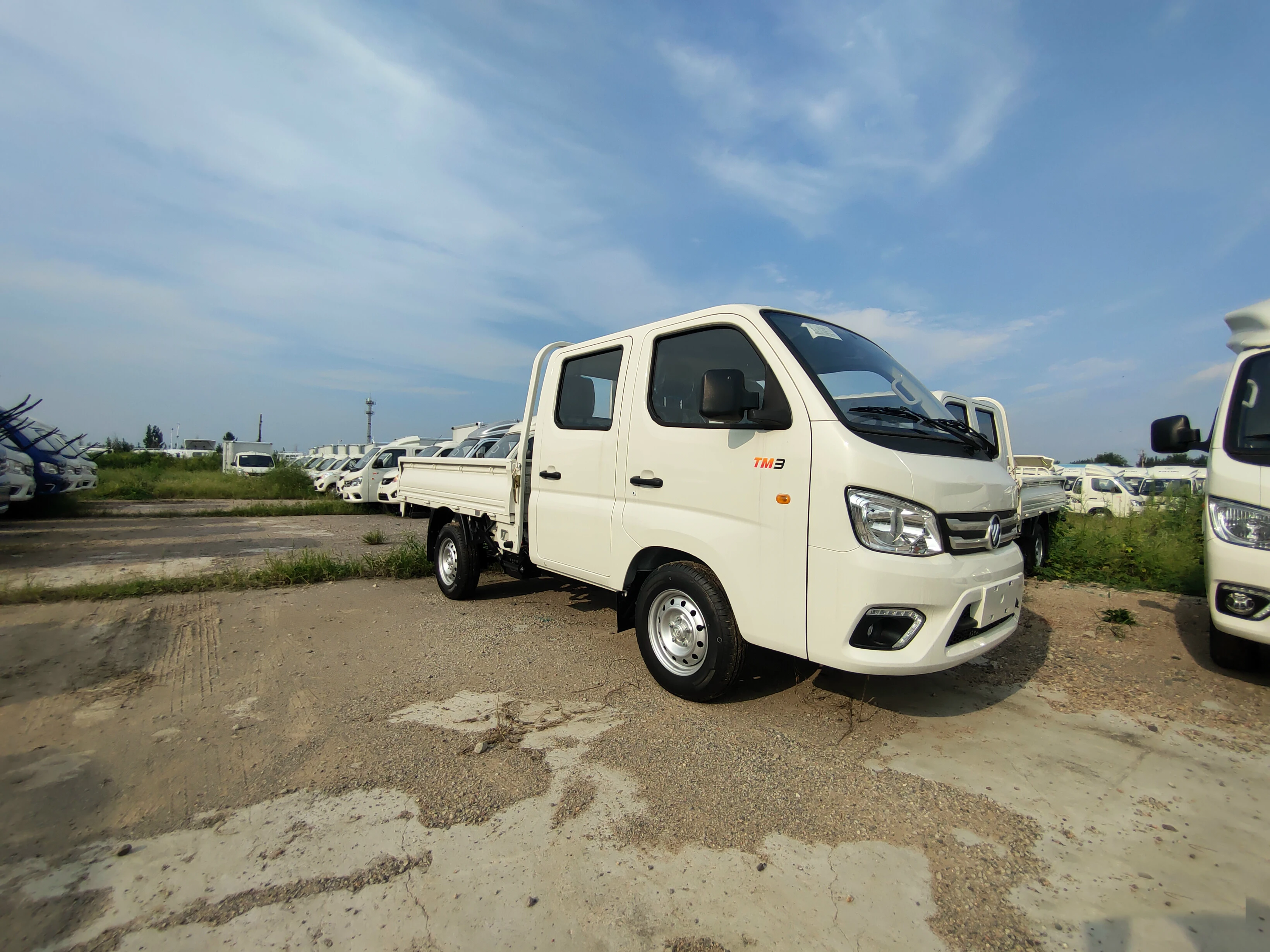 New Foton Light Cargo Truck 3 Tons Double Cab Mini Cargo Truck Camion ...