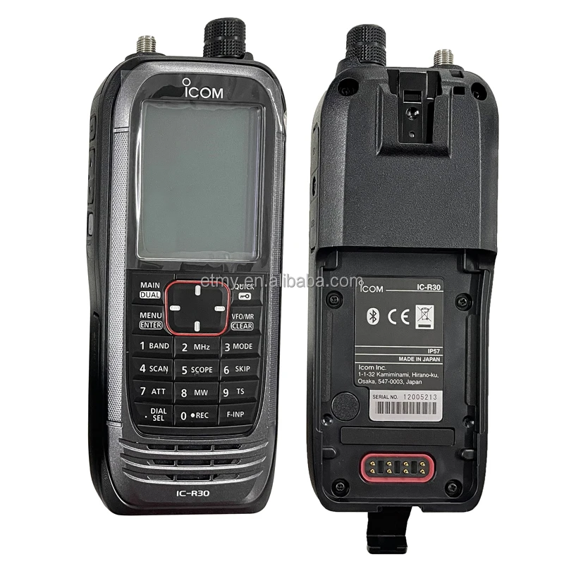 Icom Ic-r30 Digital And Analog Wideband Communications Receiver With ...
