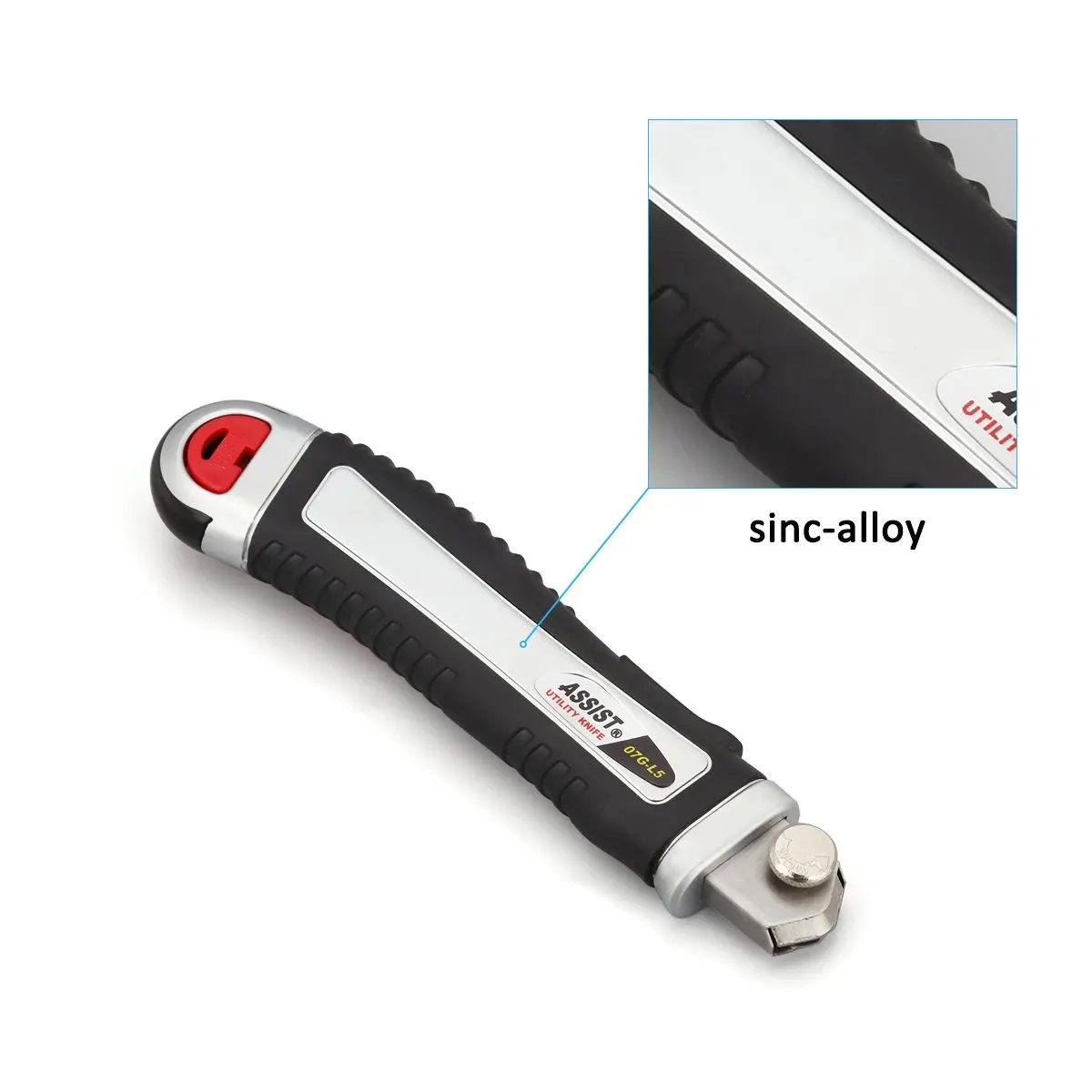 High Quality Auto Retractable Cutter 18mm Blade Metal Case Utility ...