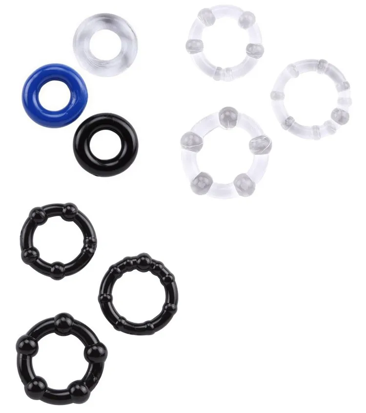 Wholesale Penis Ring Rubber Silicon Delay Ejaculation Sex Toy Cock Ring ...