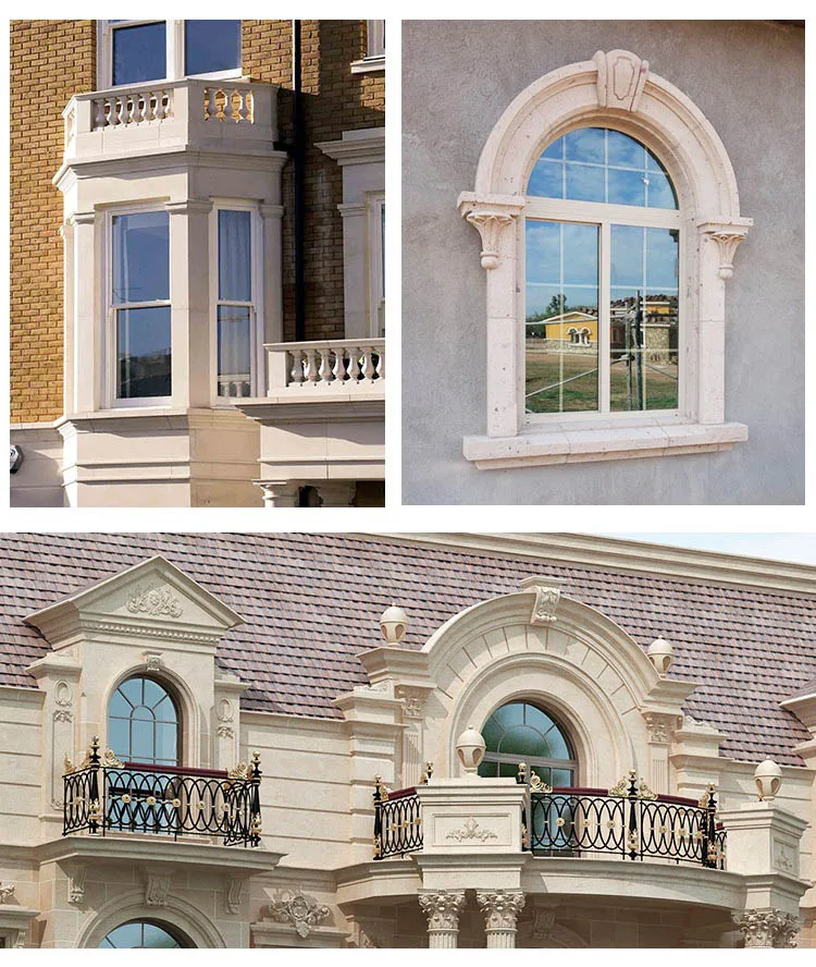 Custom Exterior Stone Window and Door Sill Design