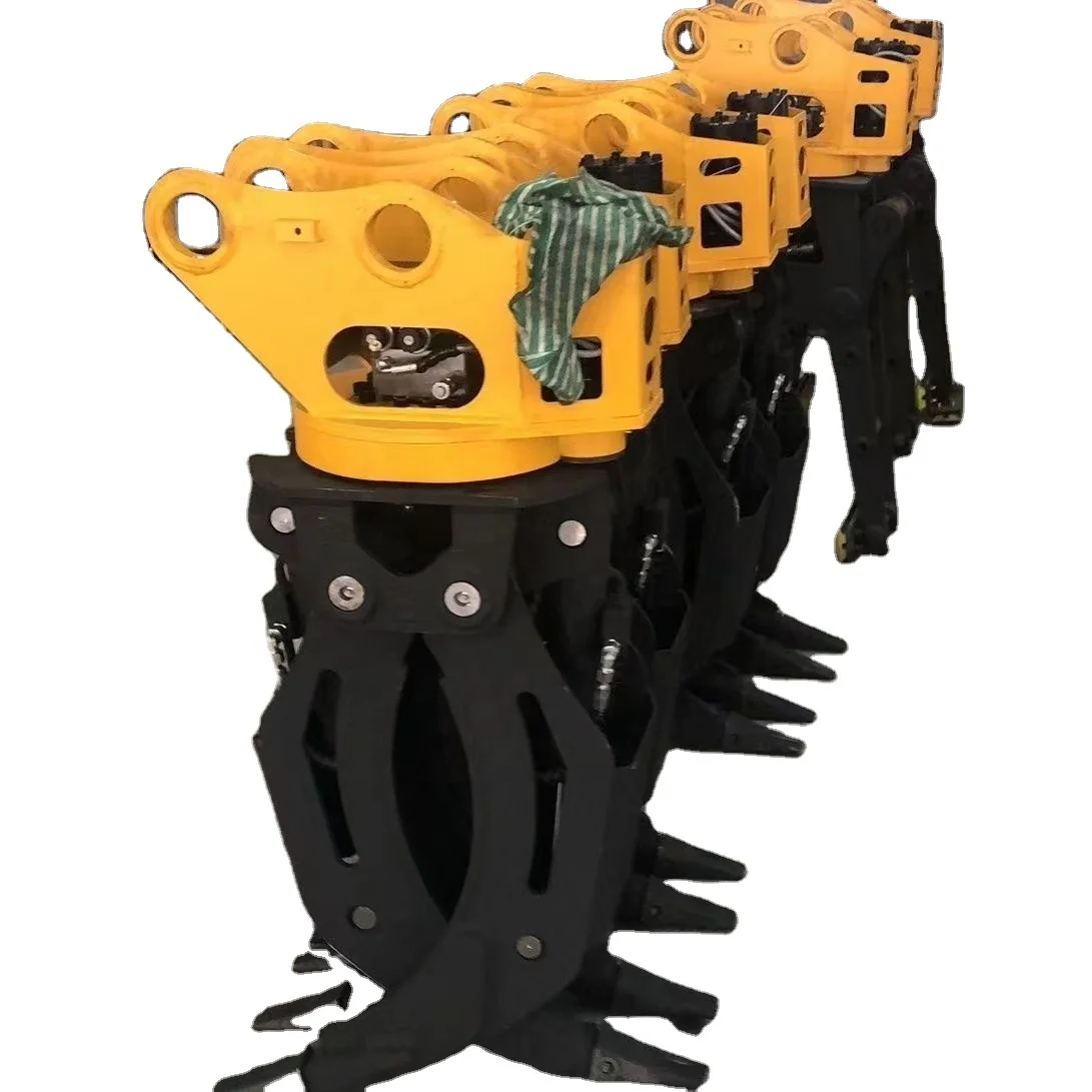 Customized Multi Purpose Mini Excavator Log Rotating Grapple Excavator ...