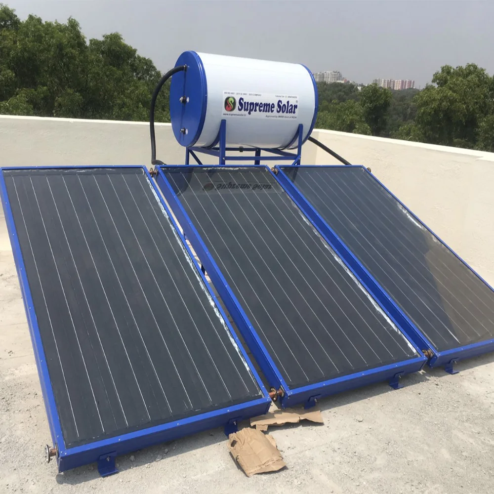 200 Liter Blue Titanium Coating Balcony Panel Calentador De Agua Solar ...