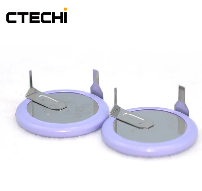 3v Rechargeable Lithium Battery Coin Cell Car Key Battery Remote ...