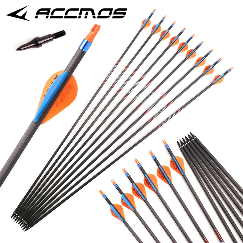 Accmos Pure Carbon Arrow Id 6.2 Spine 250 300 340 400 500 600 700 800 ...