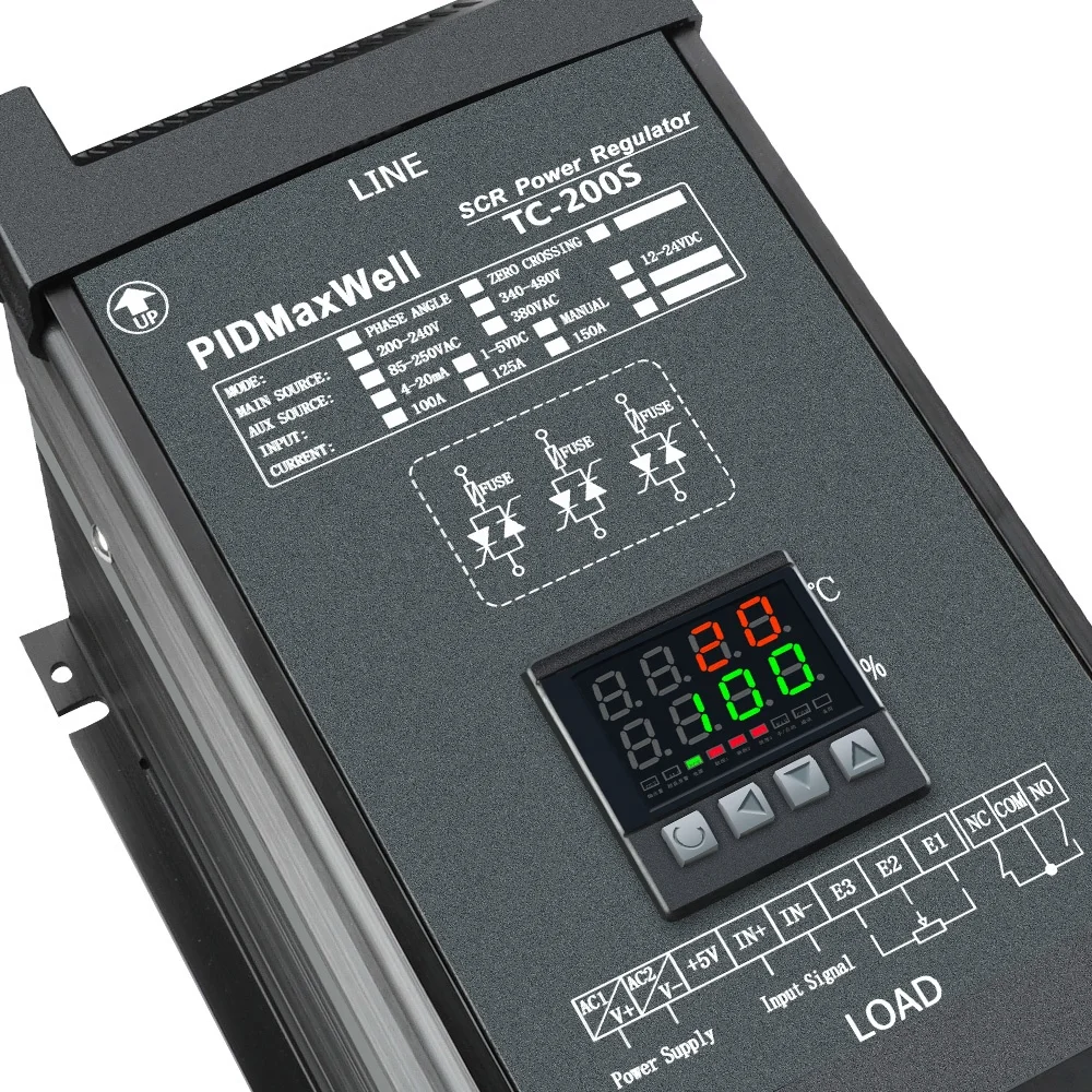 Pidmaxwell TC-200S TCH300 380V-480V Power Regulator for Heating