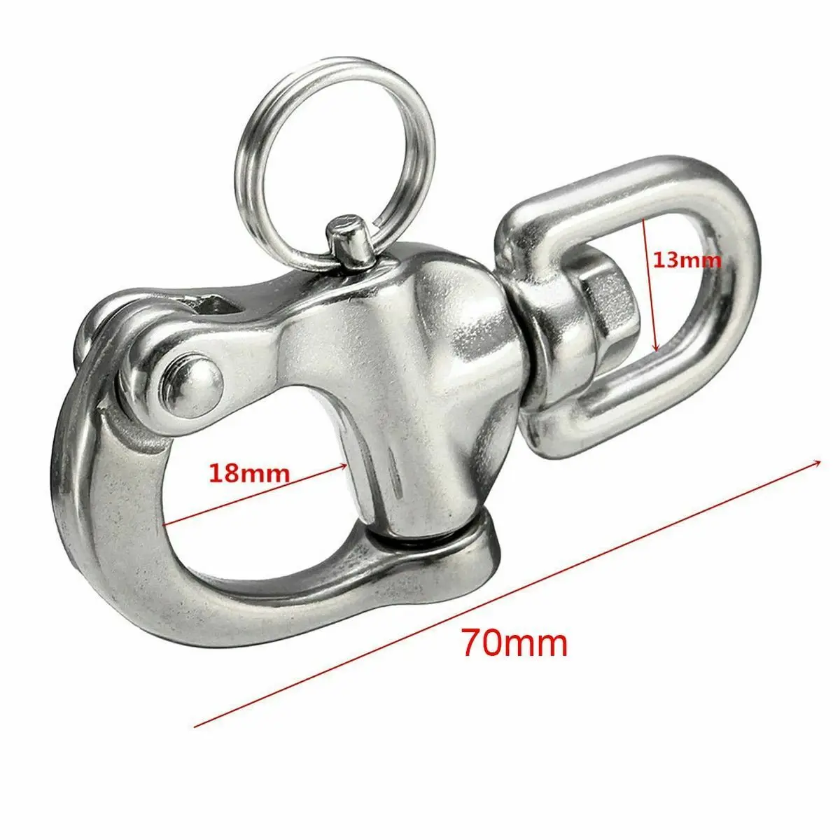 Isure Swivel Beugel Karabijnhaak Quick Release Boot Anker Ketting Oog ...