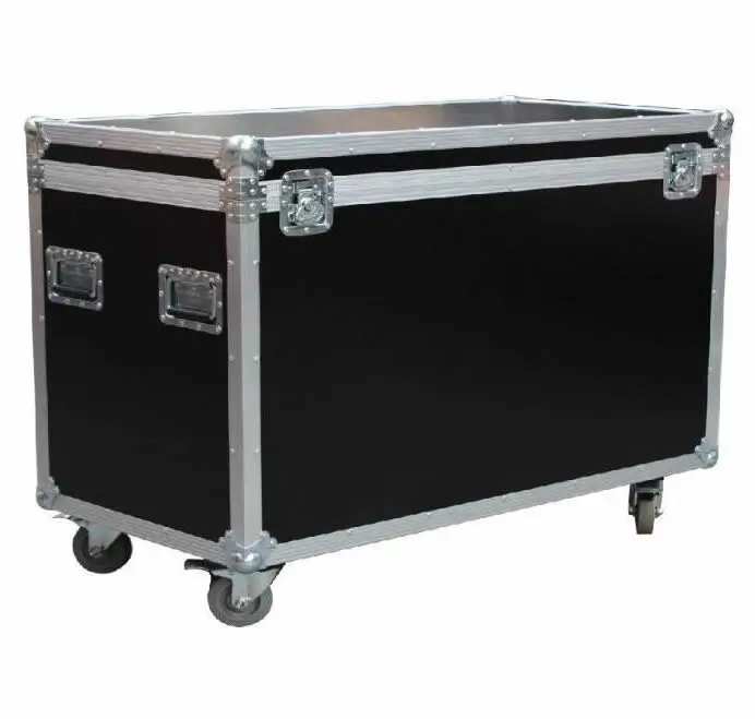 Black Aluminum Box With Wheels Tool Flight Case Aluminium Casing - Buy ...
