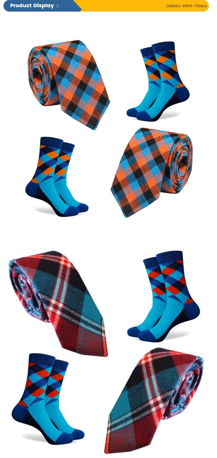 Factory Direct Sell Cotton Necktie Tie And Sock Set For Men - Buy Tie ...