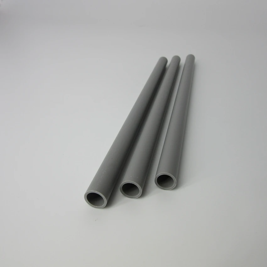 Grey Color Hard Pvc Pipe 8 Mm Outside Diameter Accept Customized Size ...