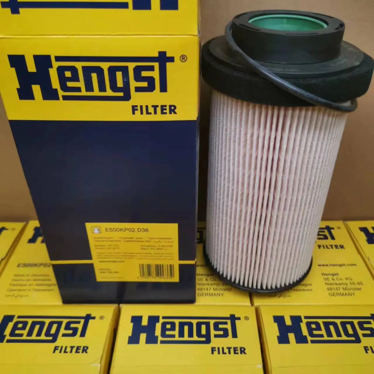 Truck Engine Oil Filter Fuel Filter E500kp02d36 E422h03d86 For Hengst ...