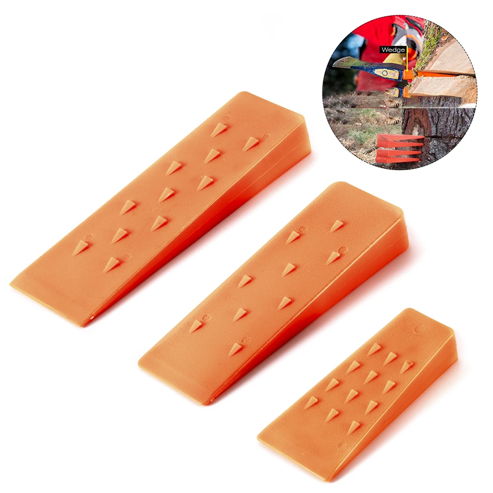 Plastic Spiked Tree Wedges - Efficient Loggers for Cutting