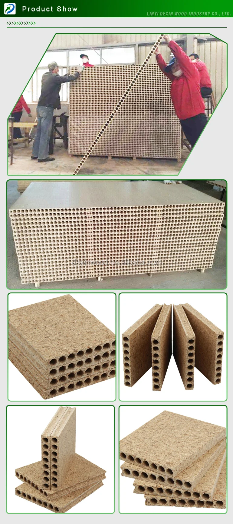High Grade Fire Proof Rated Resistant Hollow Particle Board For Door ...